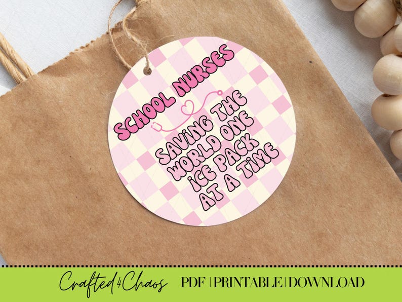 School Nurse Appreciation Day Sign & Sticker Bundle | Instant Download ...