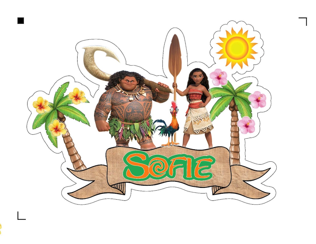 Moana Cake Topper Designs - Etsy