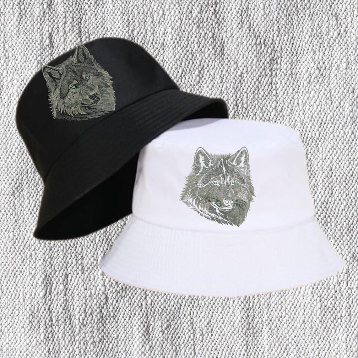 Wolf Embroidery Design, Mystic Wolf Head Embroidery, White Wolf Face ...