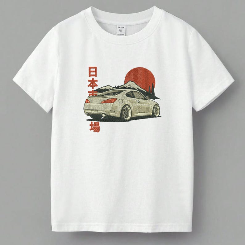 Car Embroidery Design, Classic Car Embroidery, Japanese Car Embroidery ...