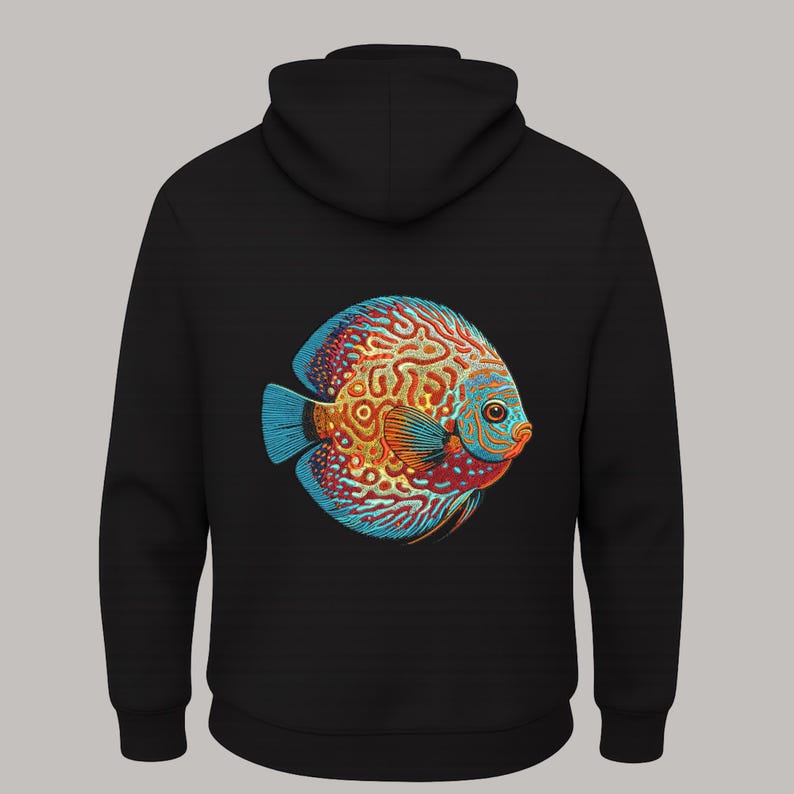 Lot de motifs de broderie poissons aux couleurs vives, fichiers de ...