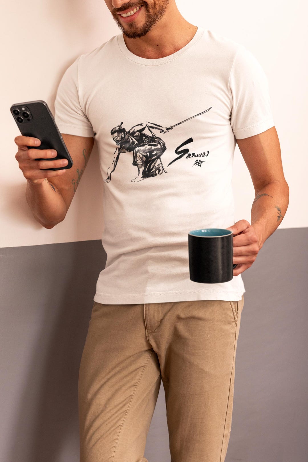 Bushido Aesthetic Tee japanese Calture samurai Art T-shirt vintage ...