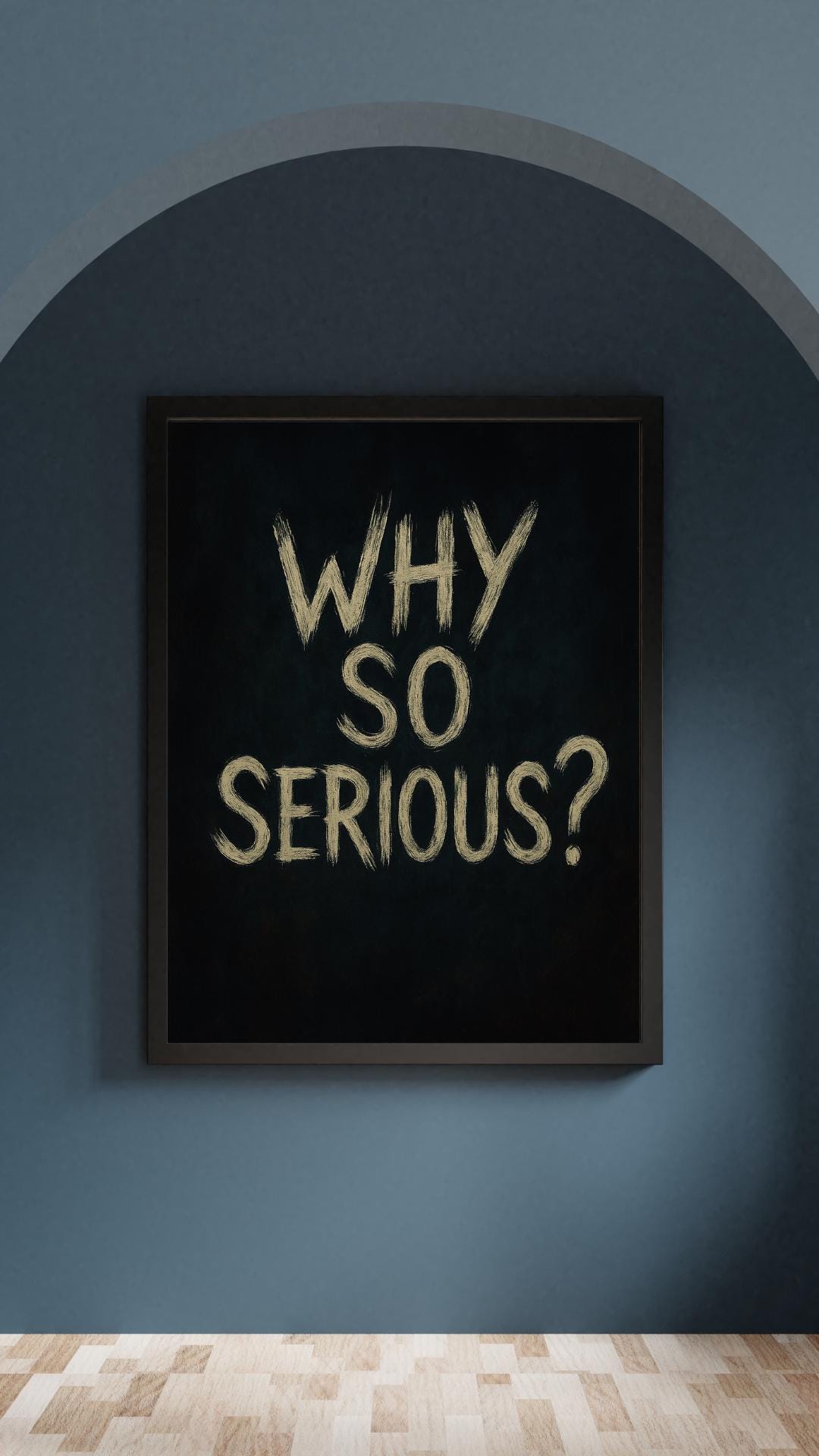Why so Serious?" Poster Joker Quote | Movie Quote Wall Art | Pop Art ...