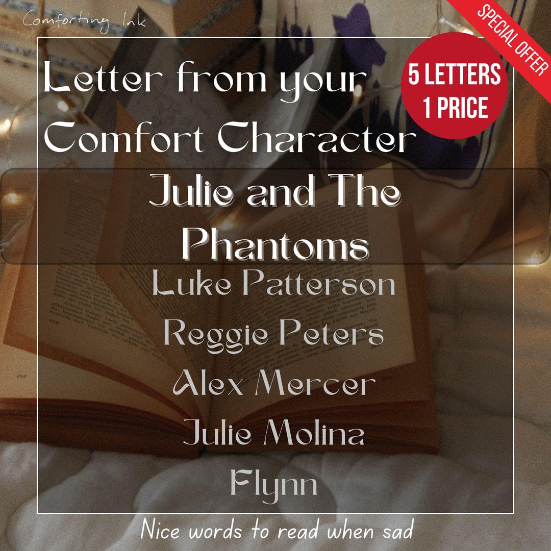 Comfort Character Letter Julie and the Phantoms | Luke Patterson | Fan ...