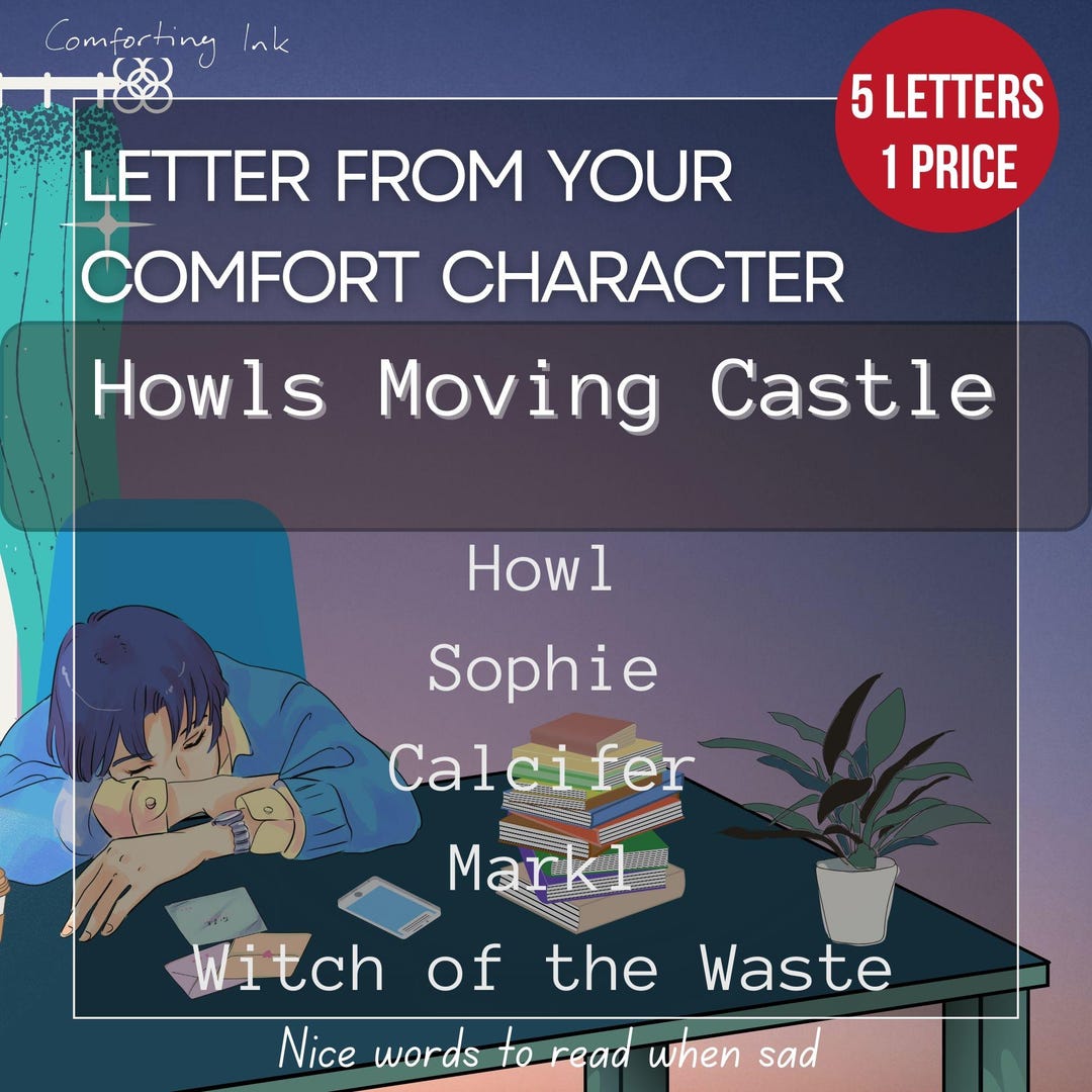 Comfort Character Letter Howls Moving Castle | Howl | Fan Fiction ...