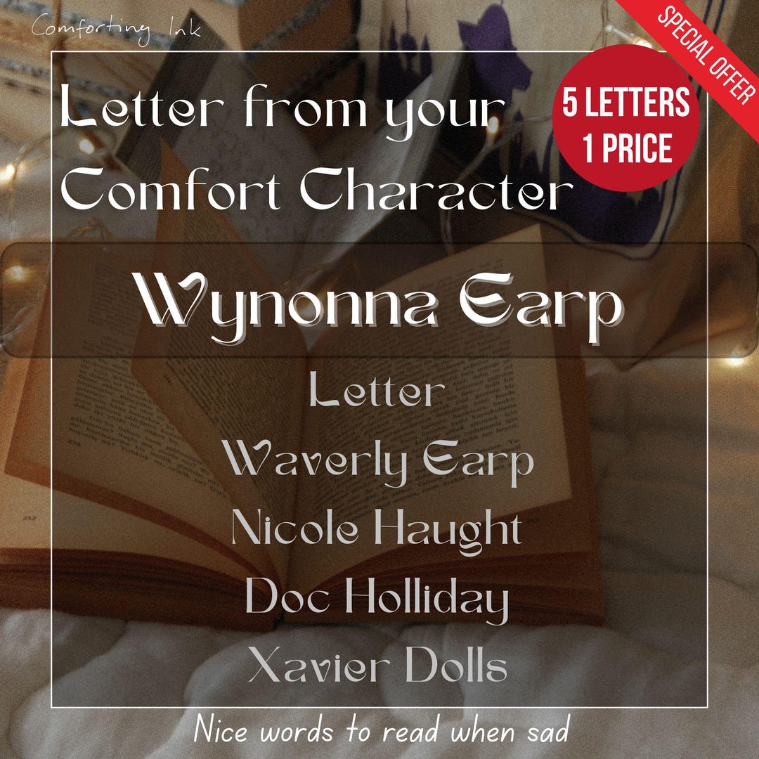 Comfort Character Letter Wynonna Earp | Letter | Fan Fiction | Digital ...