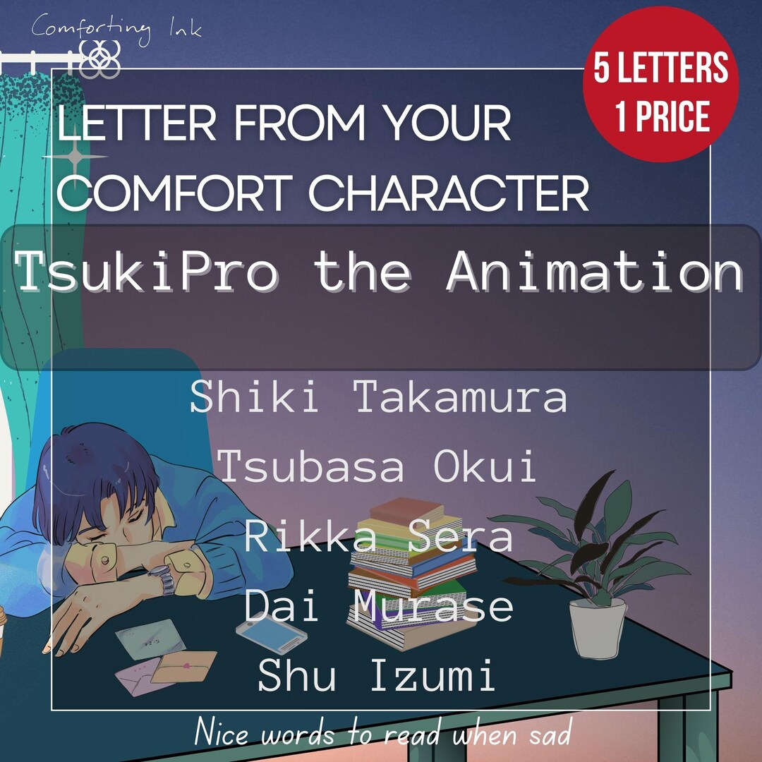 Comfort Character Letter Tsukipro the Animation | Shiki Takamura | Fan ...