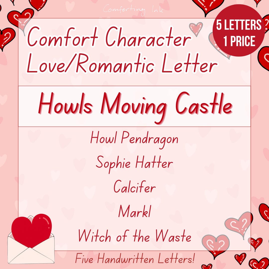 Romantic Love Letter Howls Moving Castle | Howl | Fan Fiction | Digital ...