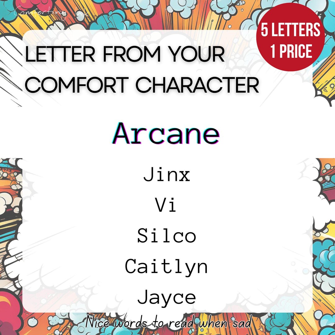 Comfort Character Letter Arcane | Jinx | Fan Fiction | Digital | Read ...