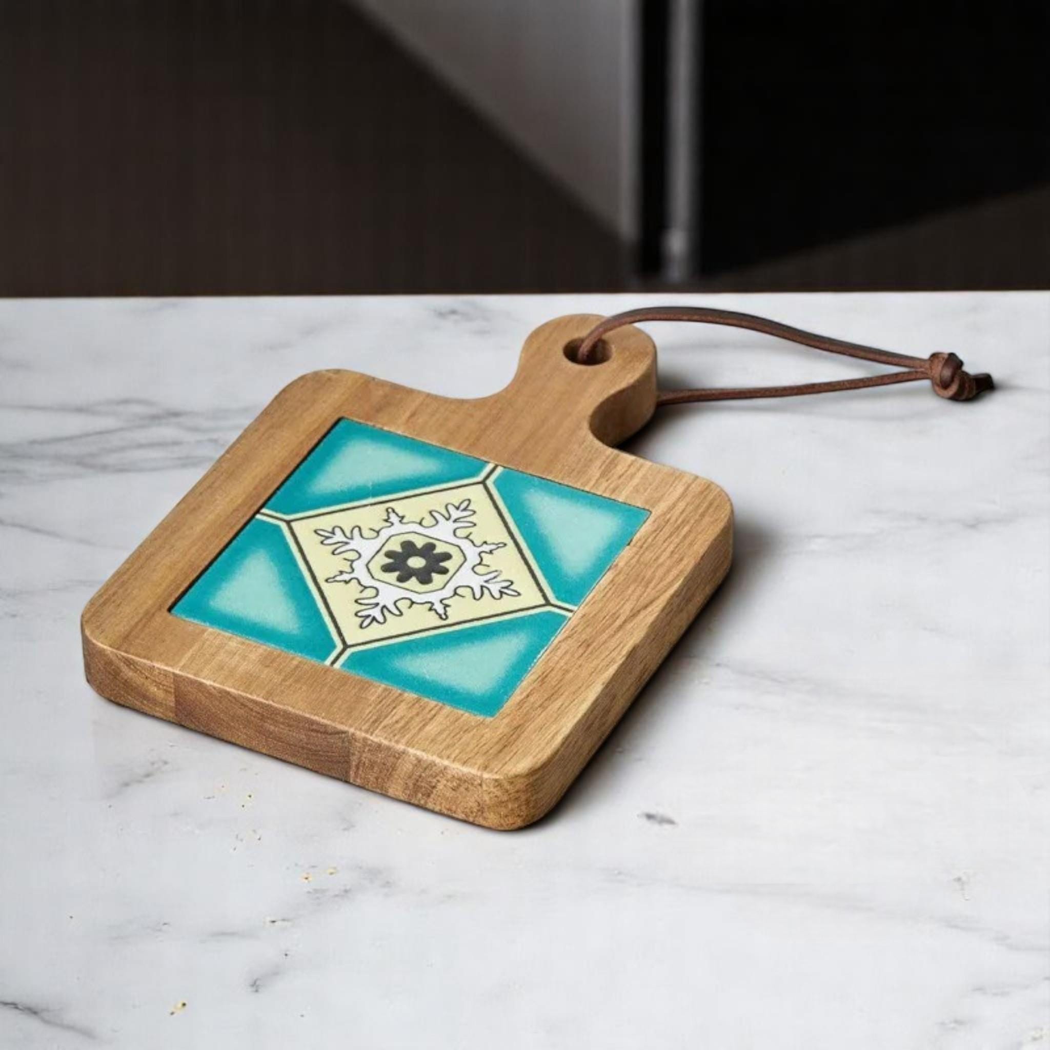 Japanese Style Wooden Coaster | Decorative Tile, Heat Resistant - Etsy
