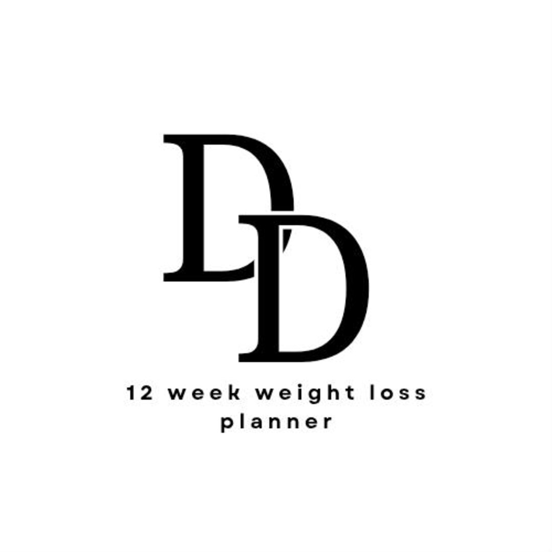 12 Week Weight Loss Planner - Etsy