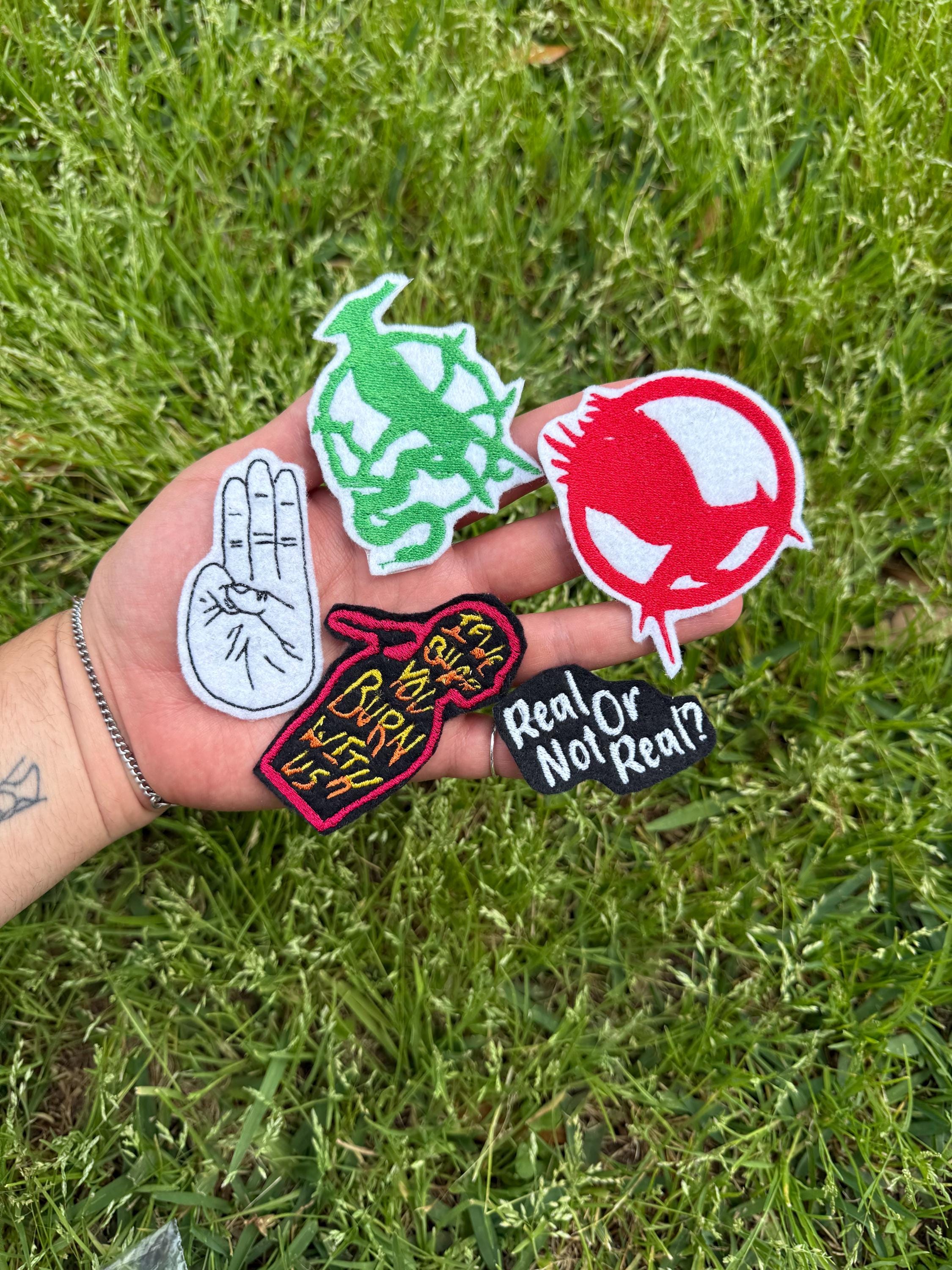 The Hunger Games Embroidered Patches - IRON ON - Etsy