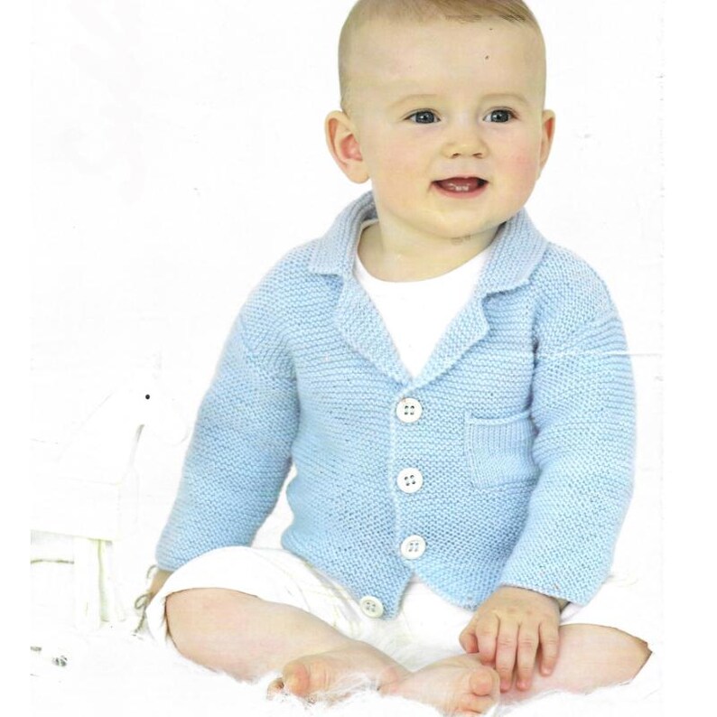 Baby Cardigan Knitting Patterns, Birth - 3 Yrs, PDF Download - Etsy