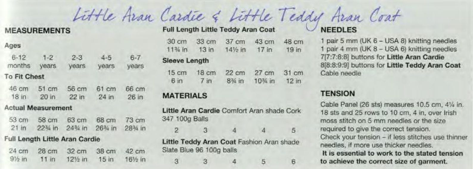 Hooded Cardigan Knitting Pattern, Baby Children Jackets, 6 Mths - 7 ...