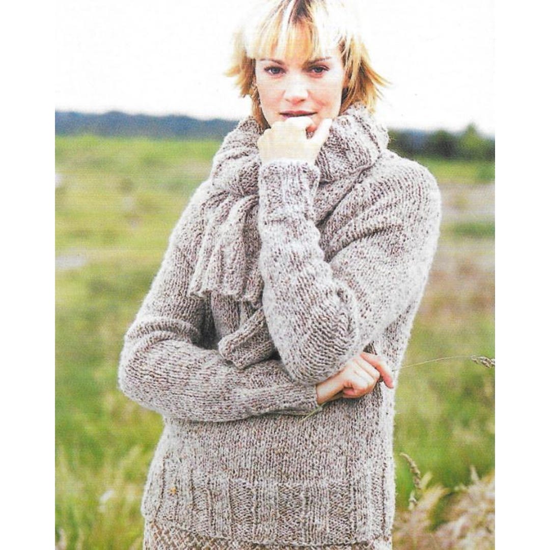 Very Easy Chunky Jumper Knitting Pattern: Beginner Women's Jumper (PDF ...