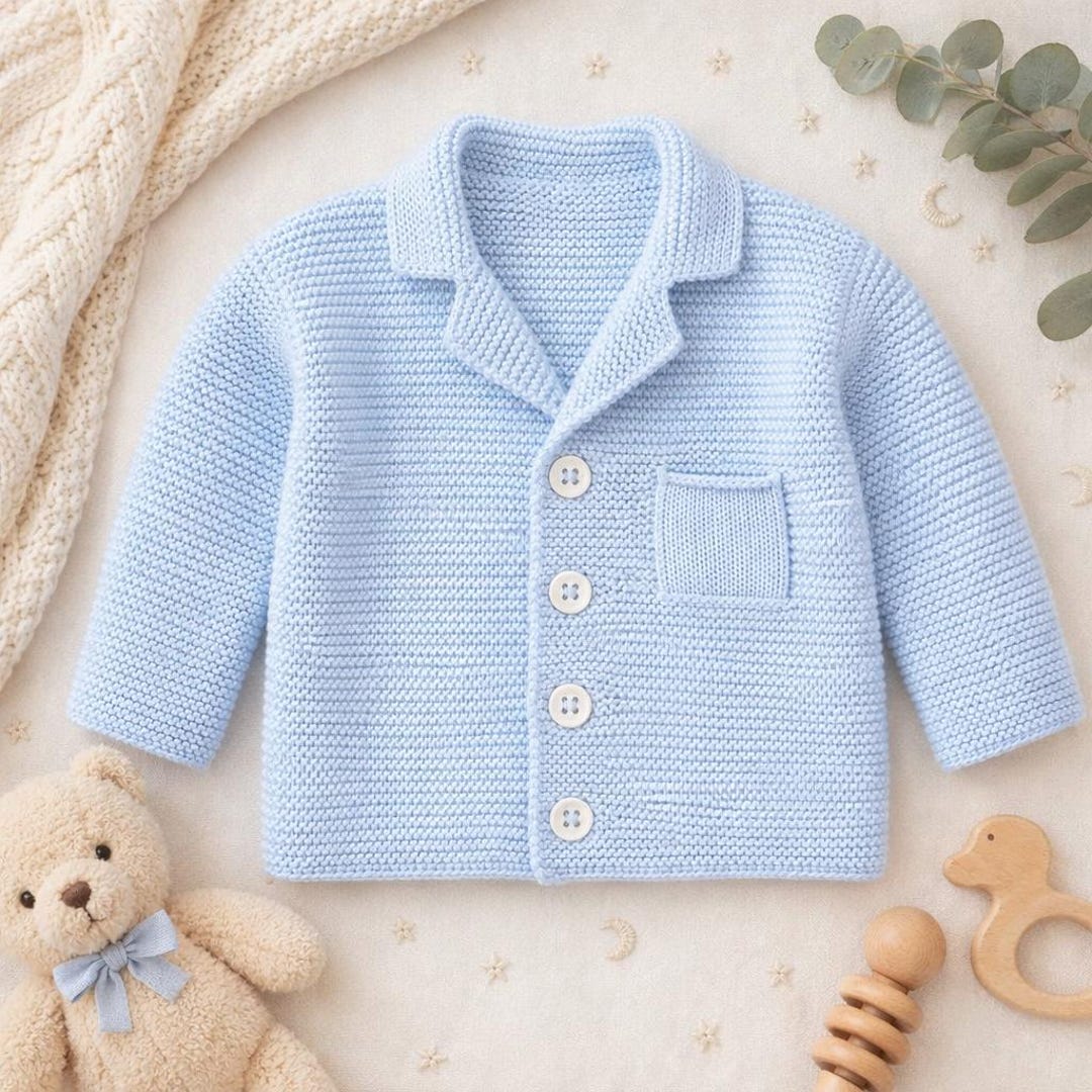 Baby Cardigan Knitting Patterns, Birth - 3 Yrs, PDF Download - Etsy