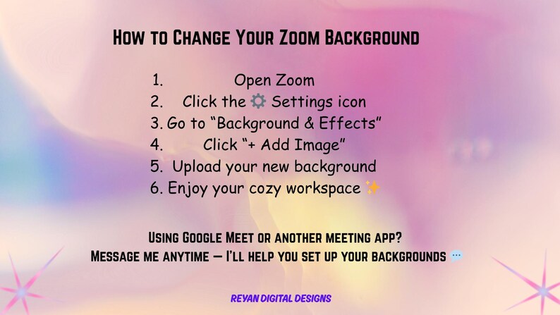 Cozy Zoom Background Bundle | Warm Virtual Office Backgrounds - Etsy