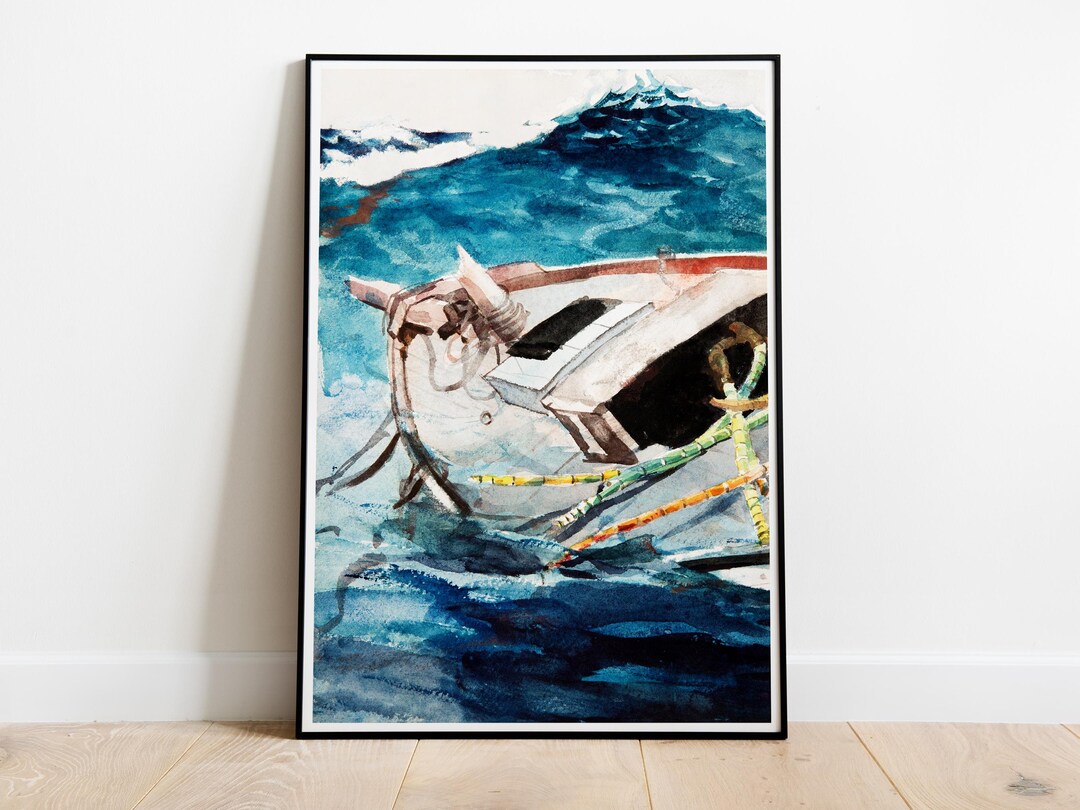 Winslow Homer, Study for the Gulf Stream, 1899, Painting Home Decor ...