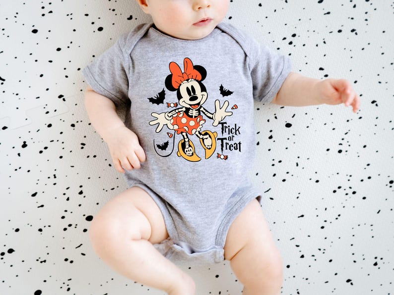 Mickey Minnie Trick or Treat Halloween Kids Shirt, Skeleton Mickey ...