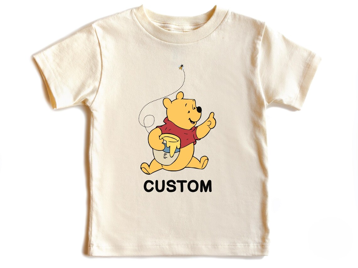 Custom Winnie the Pooh Shirt: Personalized Cartoon Tee - Etsy