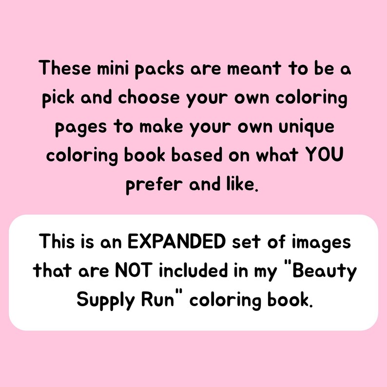 Bold and Easy Cozy Coloring Pages | Cozy Beauty Supply Printables for ...