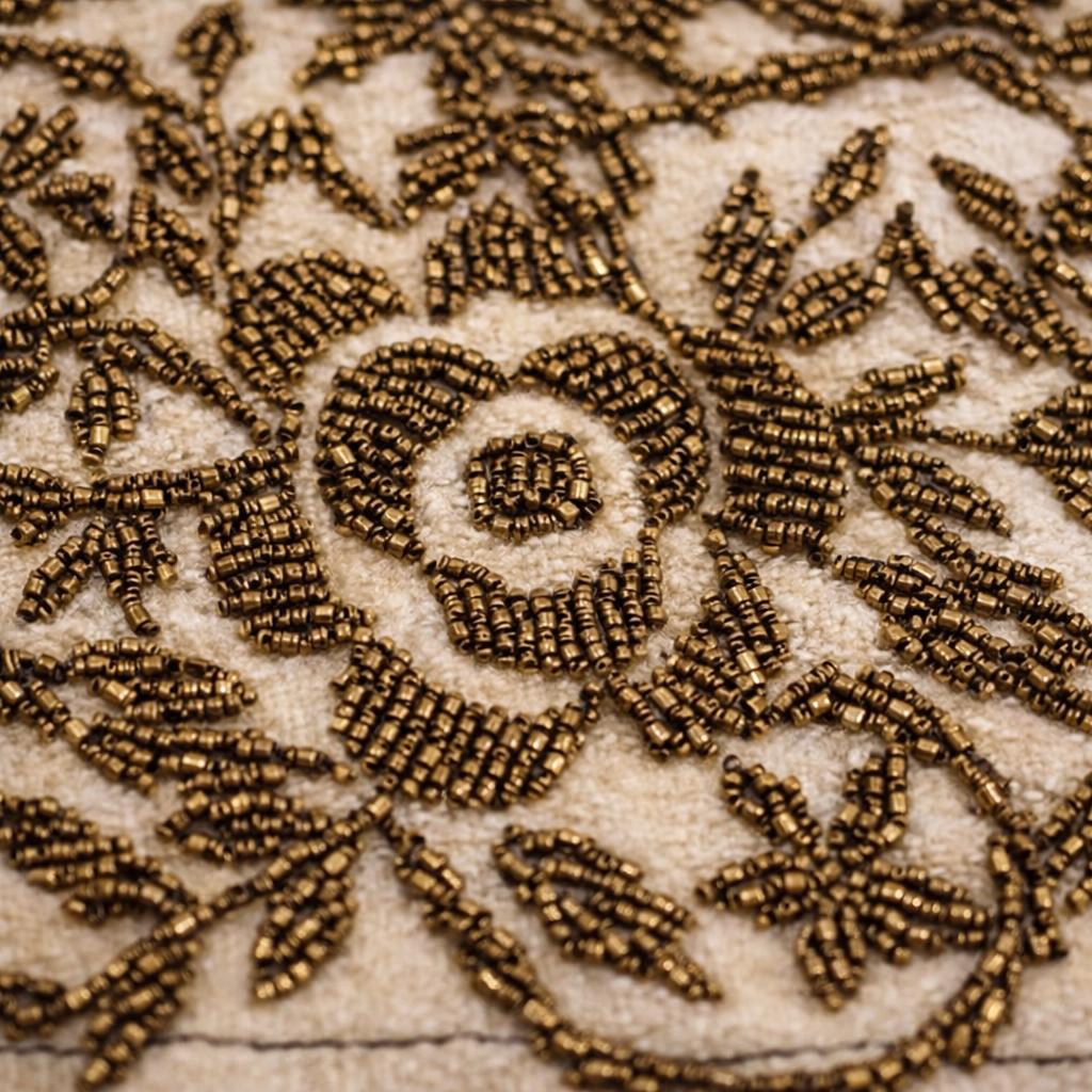 Handmade Beaded Bag | Luxury Floral Beadwork Tote | Hand Embroidered ...