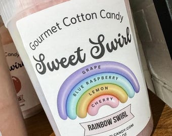 Watermelon "cotton Candy Flavor" 32 Oz. Tub of Gourmet Cotton Candy ...