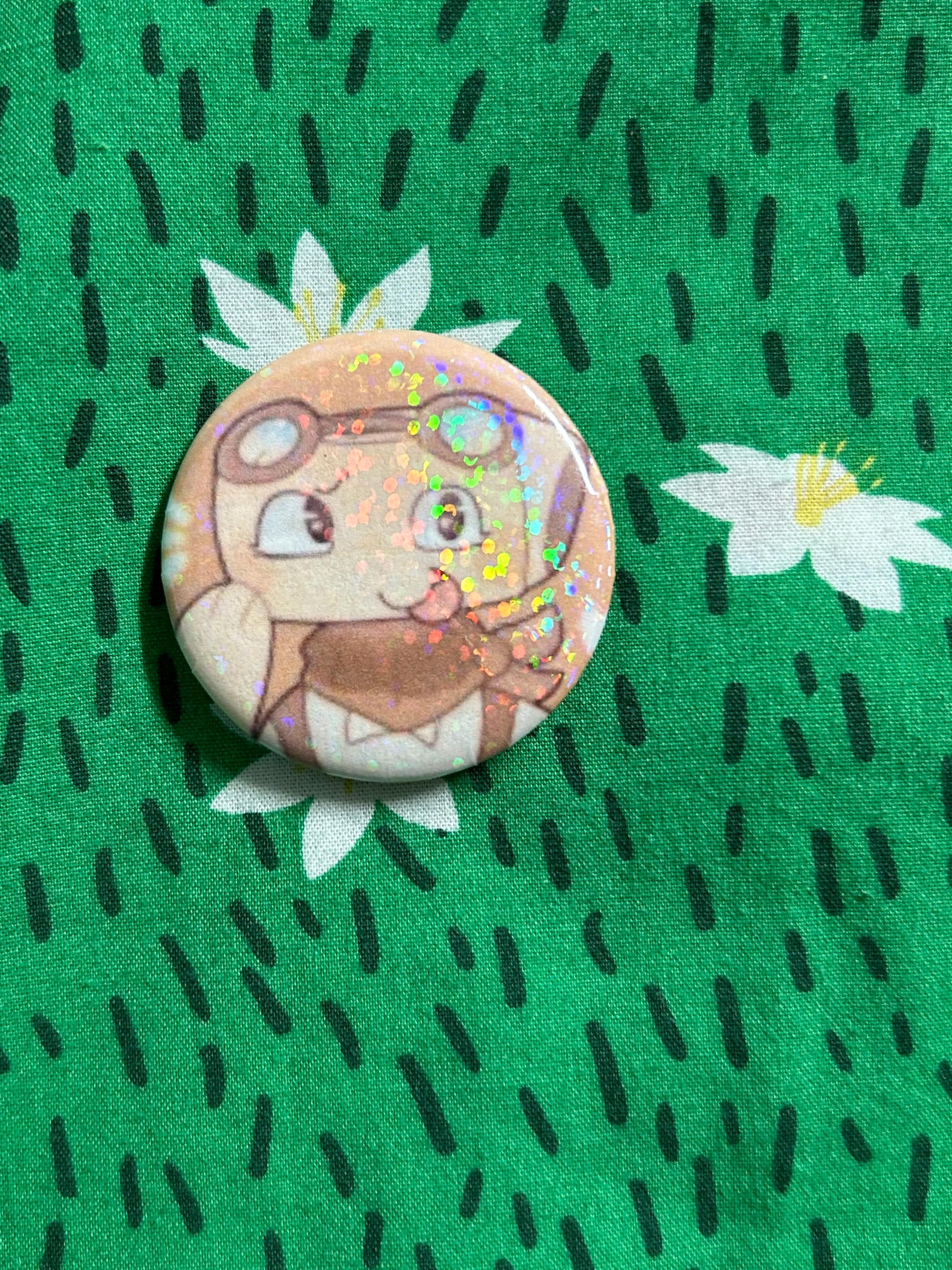 Dandy’s World Main Character Toon Holographic Pin Buttons! Shelly ...