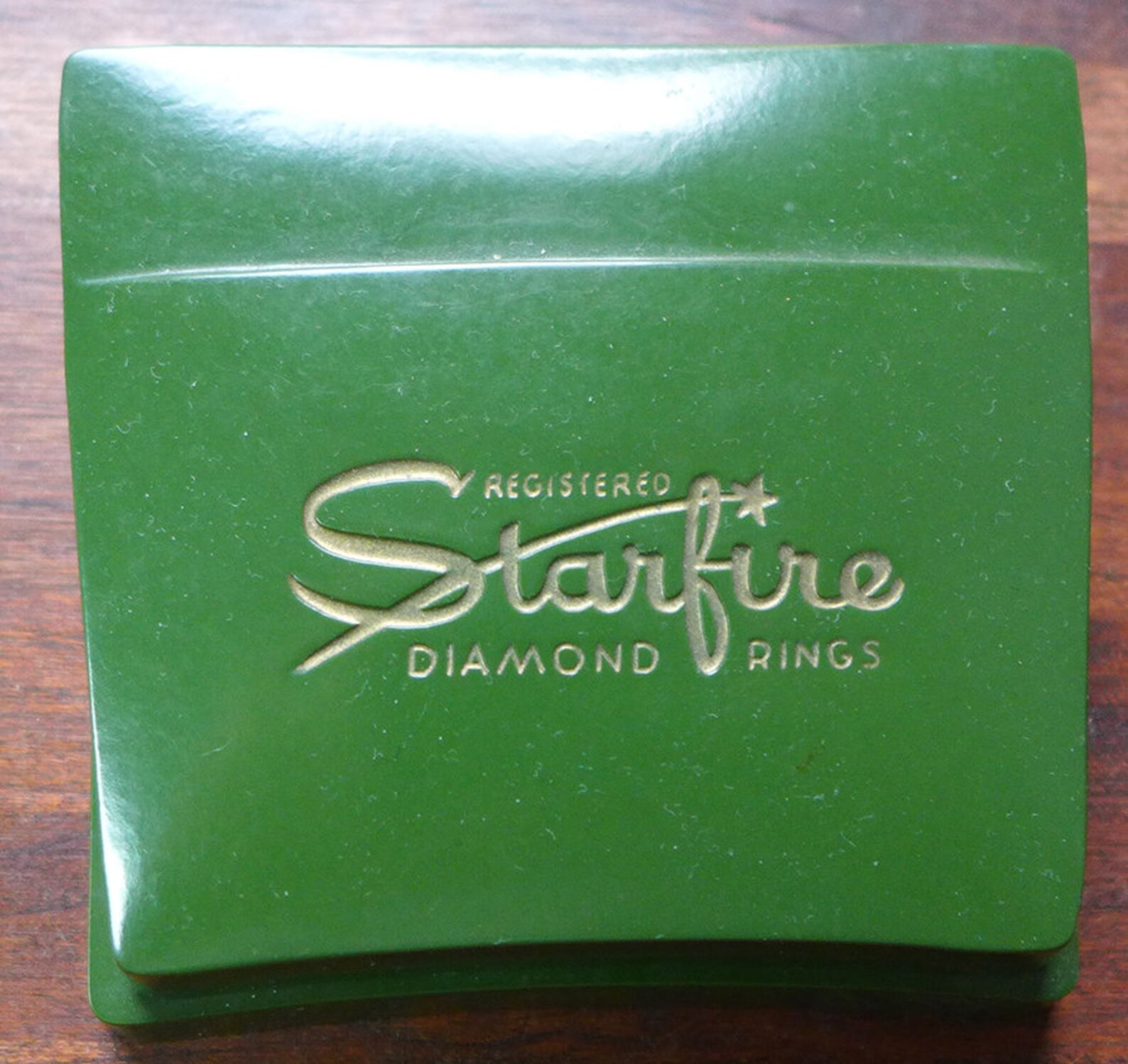 1950's Starfire Dark Green Diamond Ring Box - Etsy