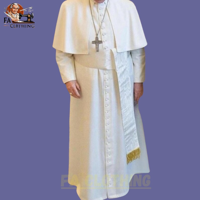 Custom Catholic Priest Cassock: Traditional Wool Clergy Vestment - Etsy