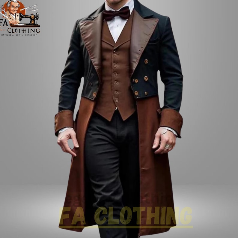 Brand New Men's Special 18th Century Wool Frock Coat – Vintage ...