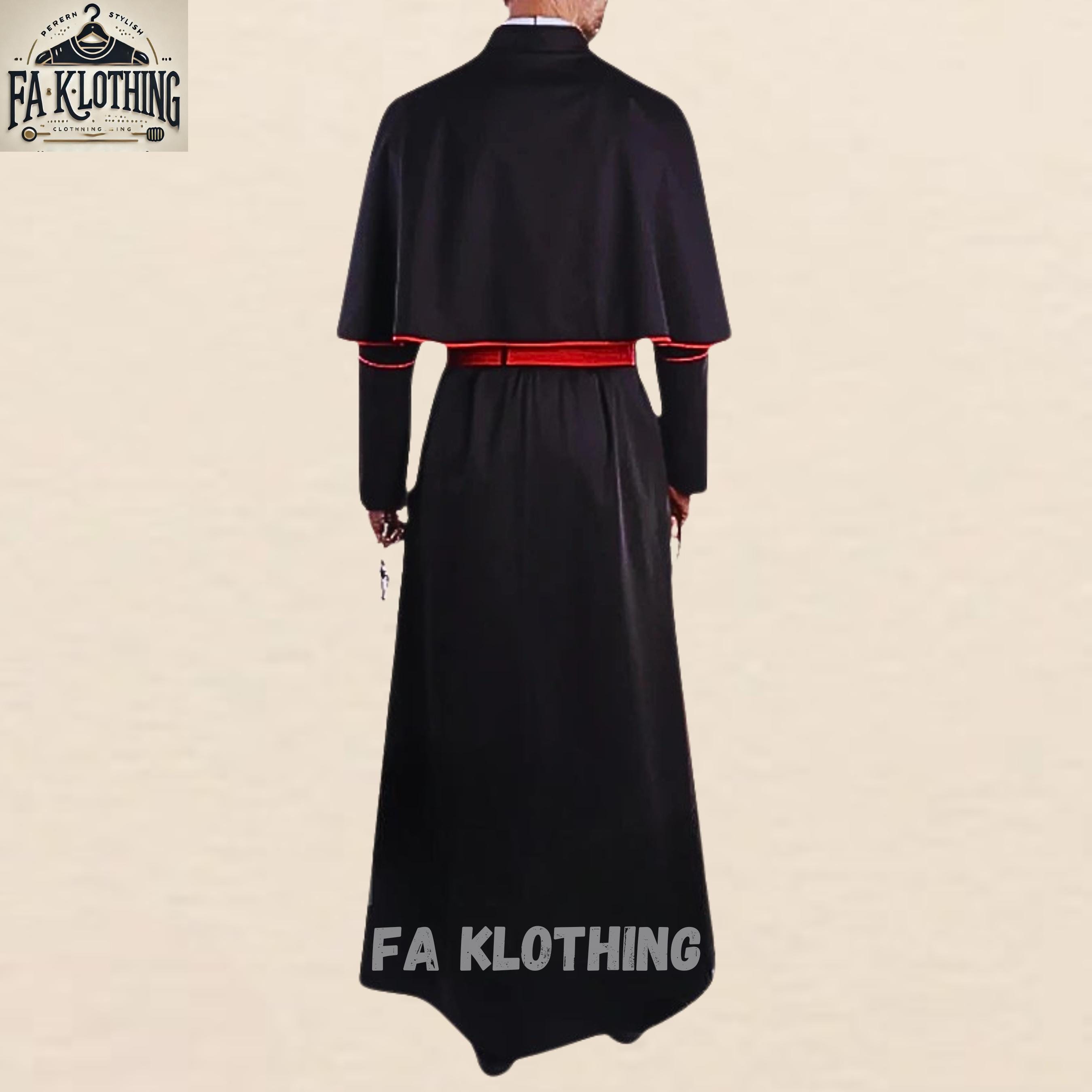 Custom Tailored Black Clergy Cassock: Priest Robe, Church Uniform - Etsy