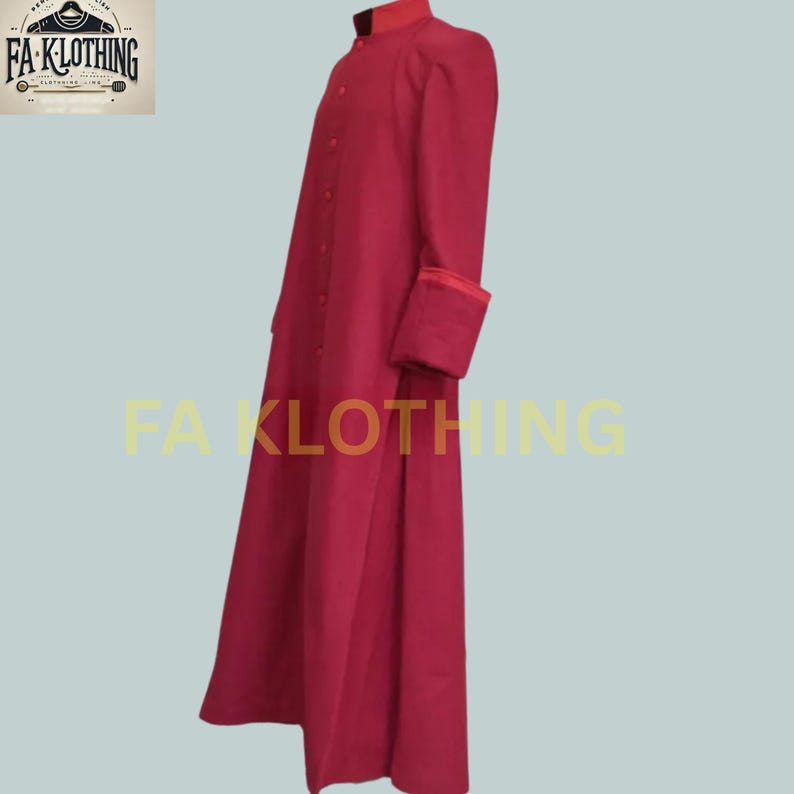 Customized Pink Pastor Clergy Robe – Holliman Cassock for Church ...