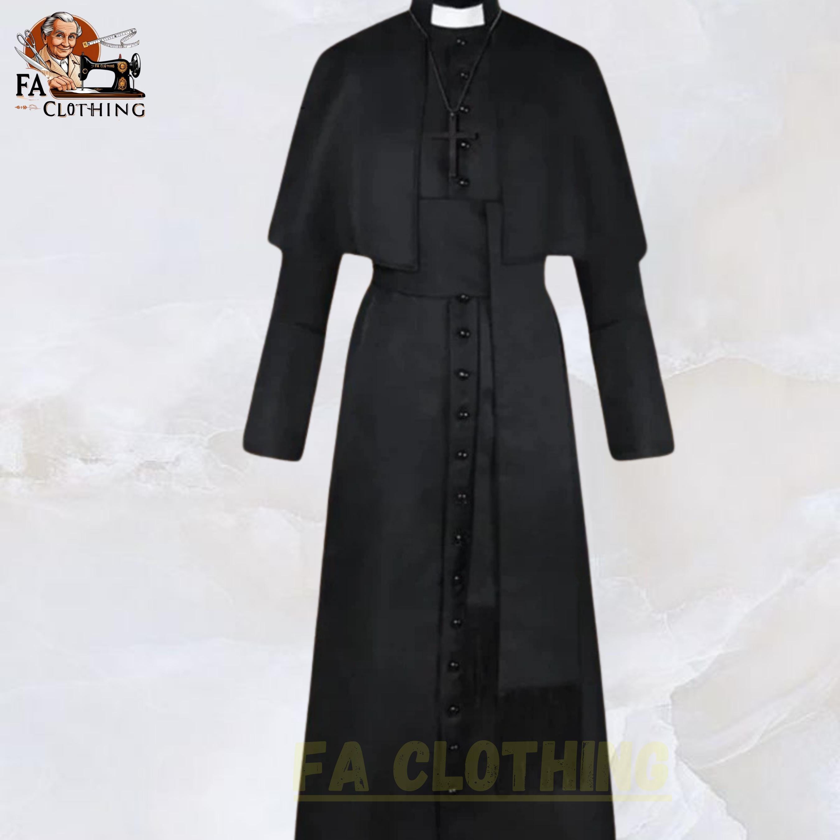 Custom Bishop Clergy Cassock: Traditional Roman Catholic Vestment With ...
