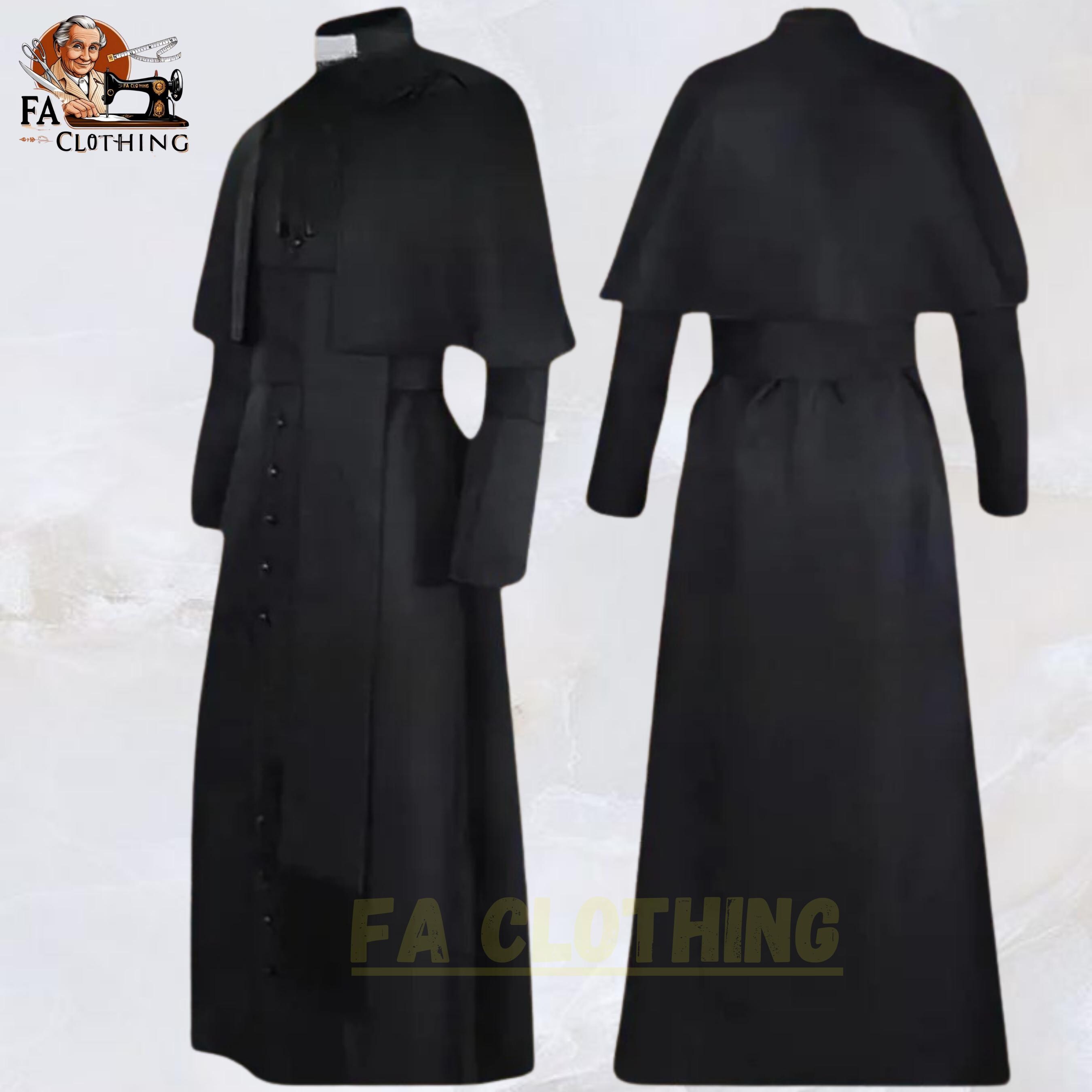Custom Bishop Clergy Cassock: Traditional Roman Catholic Vestment With ...