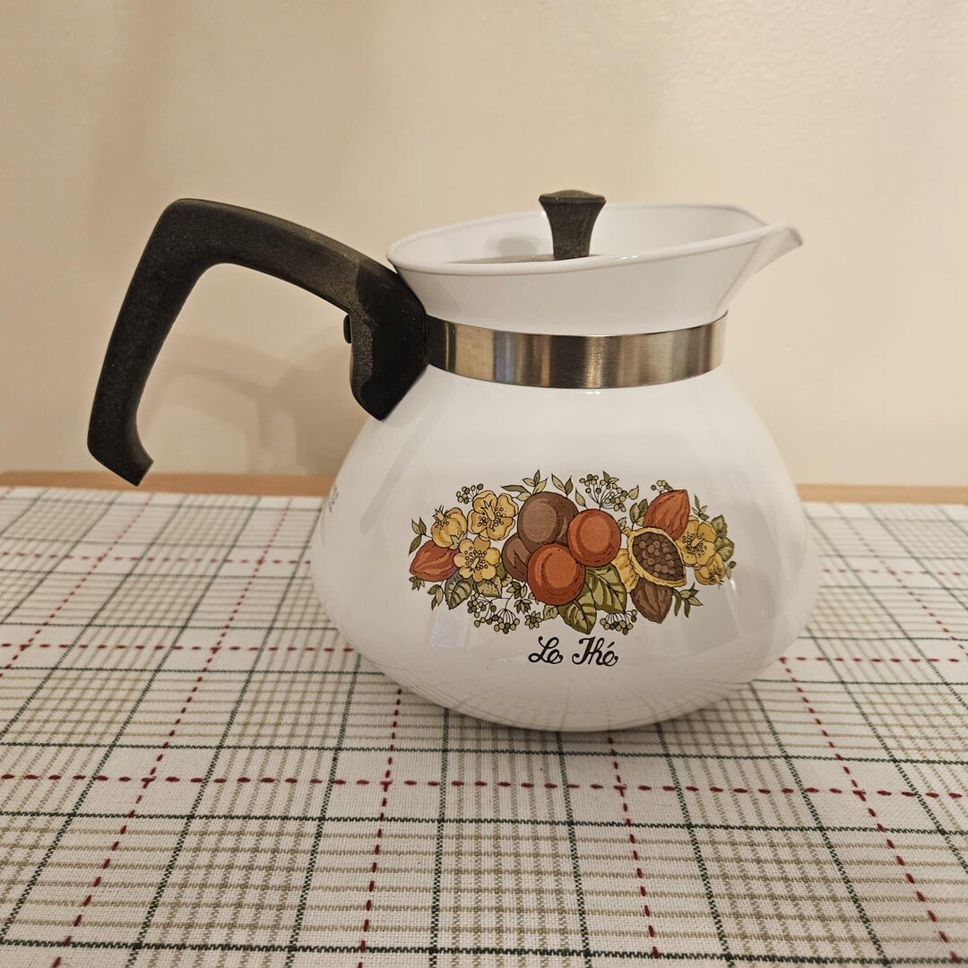 Pyrex Spice of Life Corning Ware Teapot Collectible - Etsy