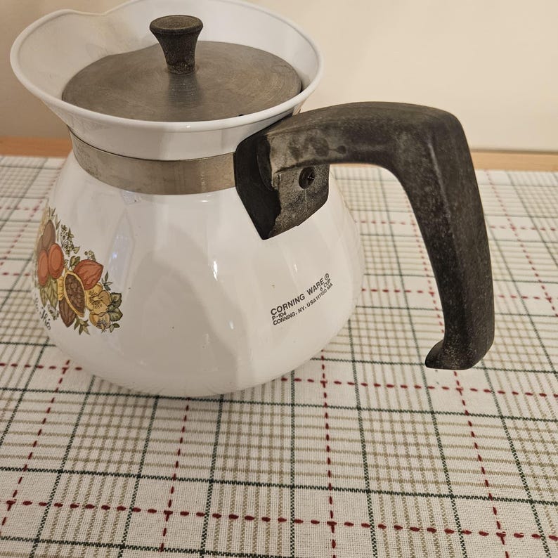 Pyrex Spice of Life Corning Ware Teapot Collectible - Etsy