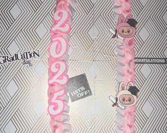 Labubu Graduation Ribbon Lei - Etsy
