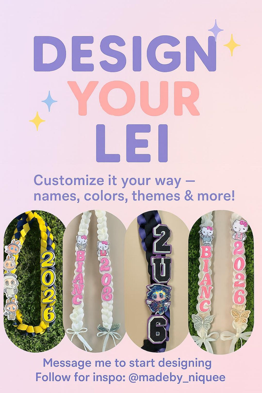 Create Your Own Graduation Lei - Etsy