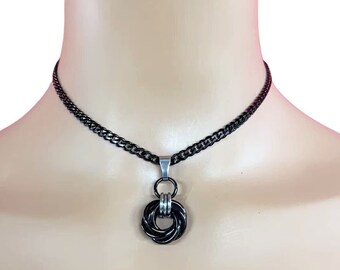 BDSM ETERNITY Ring Day Collar 24/7 Wear 316L Stainless Steel - Etsy