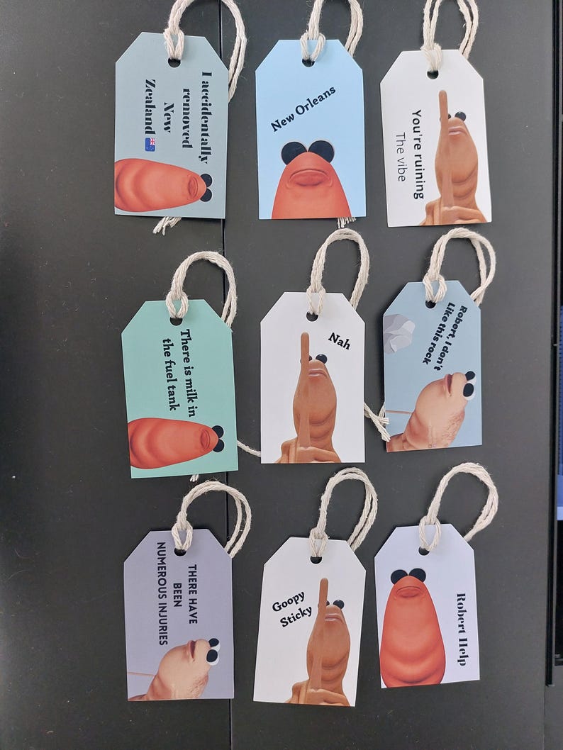 Marcus VR Chat Gift Tags X 9. Labels for Presents, Party, Xmas ...