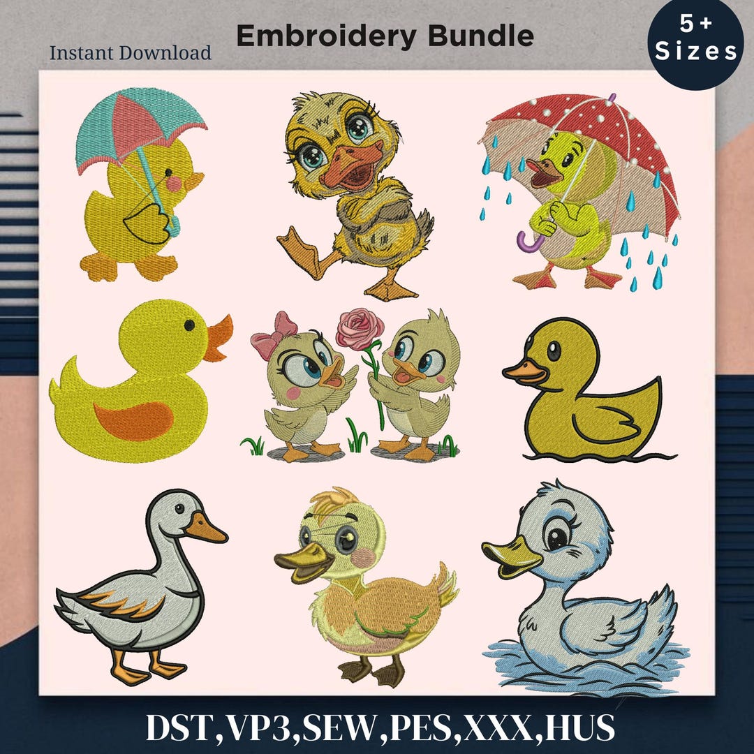 Flying Duck Embroidery Designs Mallard Duck Embroidery Pattern Duck ...