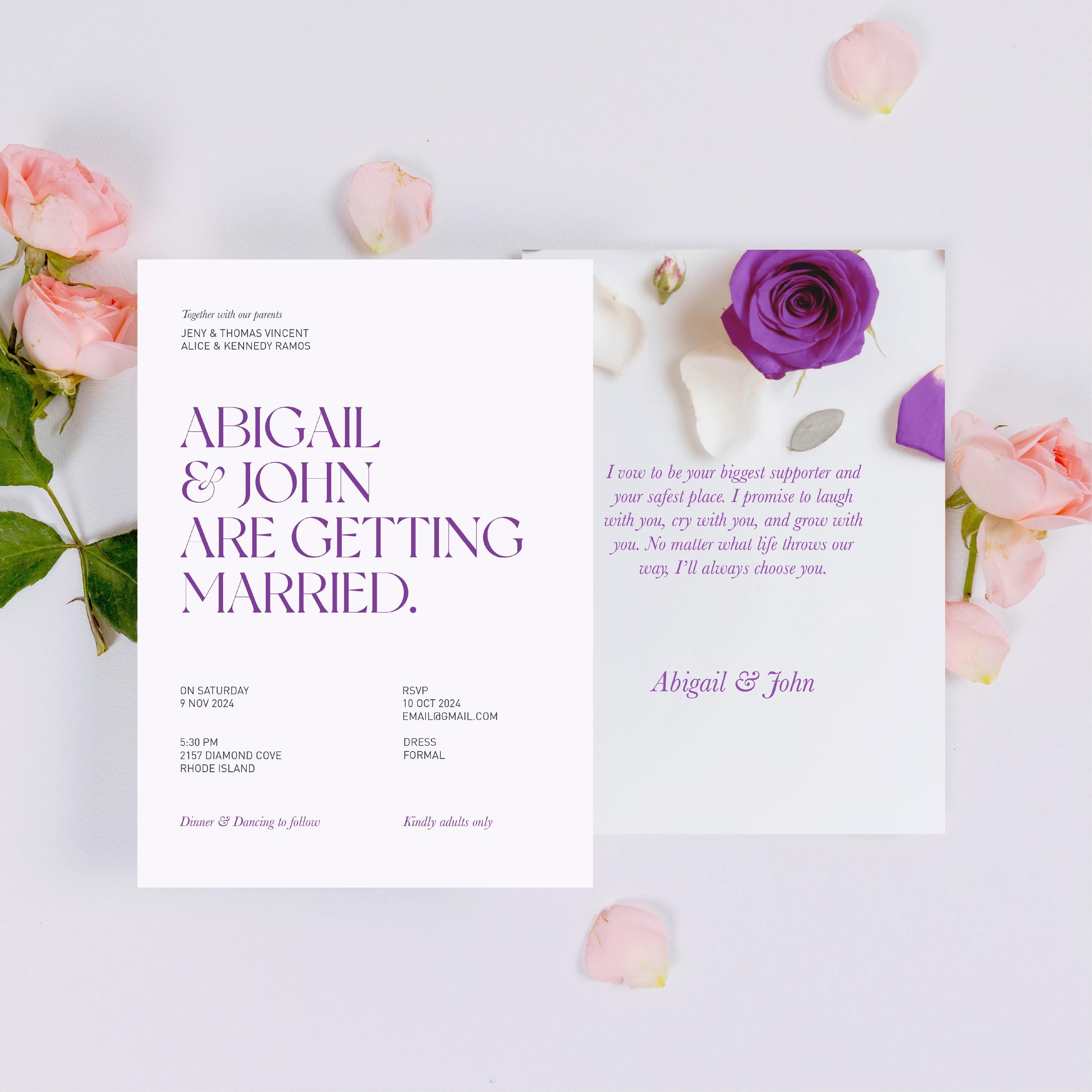25 Wedding Invitation Realistic Mockup Bundle Genuine Real Flowers ...