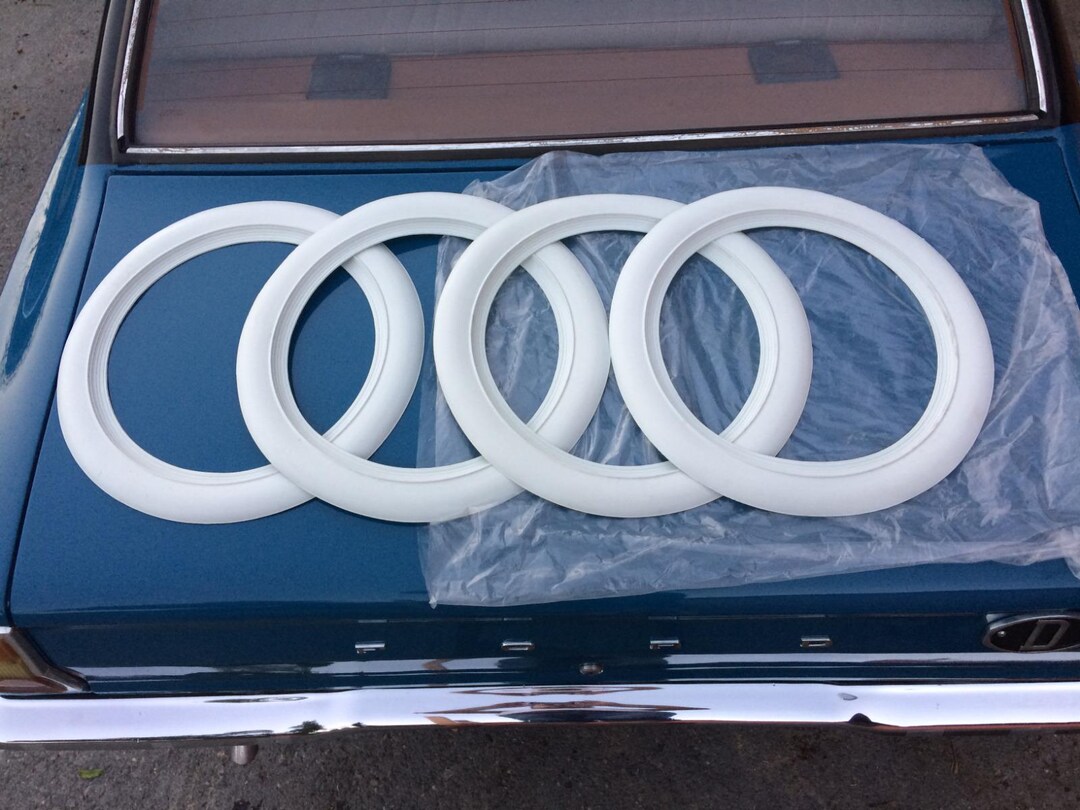 16 Inch Whitewall Topper Sidewall Tire Insert Trim Set Of4 - Etsy