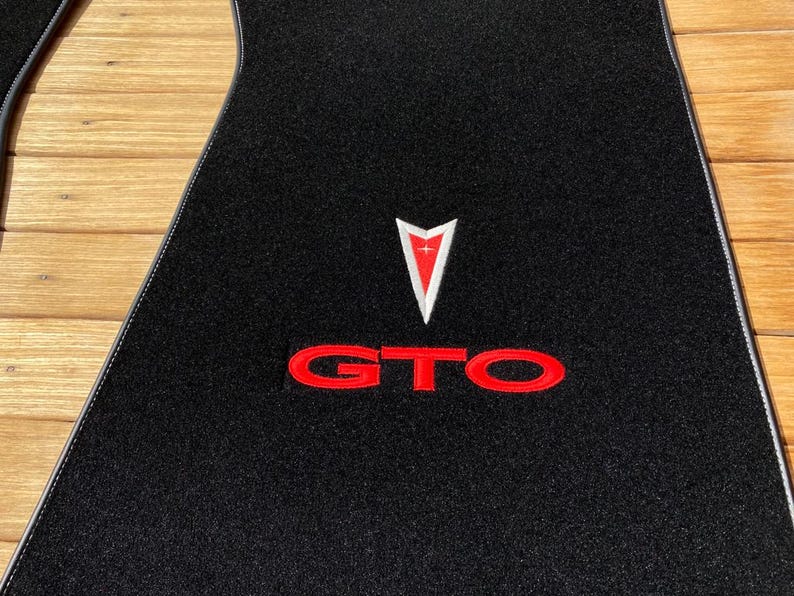 For Pontiac GTO Custom Velour Floor Mats Carpet Black 4pcs 2004-06 - Etsy