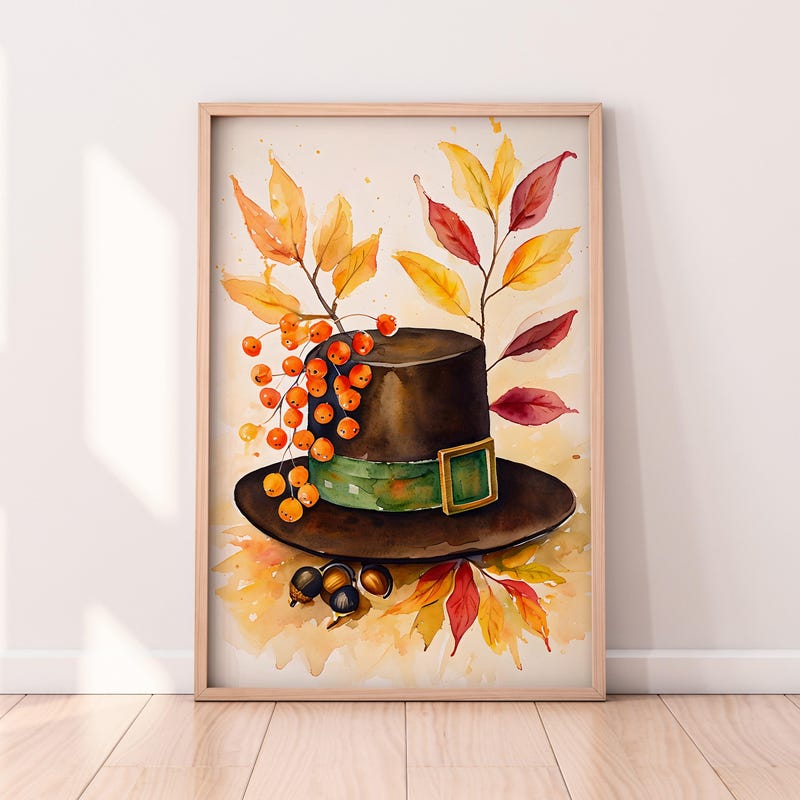 Watercolor Pilgrim - Etsy