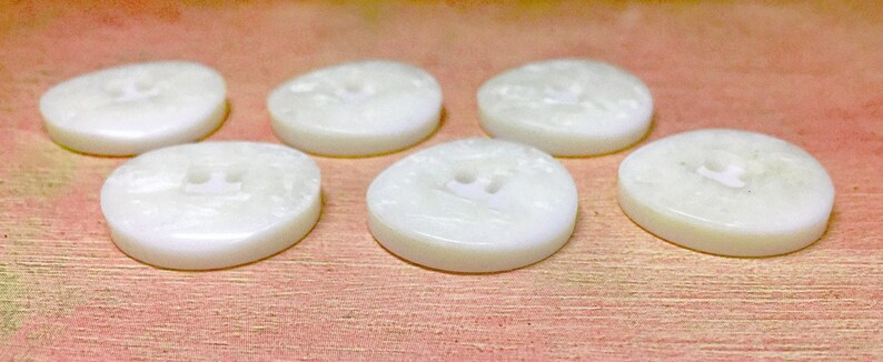 Vintage Pearlized Plastic Buttons Chunky Vintage Faux MOP - Etsy
