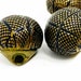 Antique Brass Vintage Ball Buttons Self Shank Buttons Textured and ...
