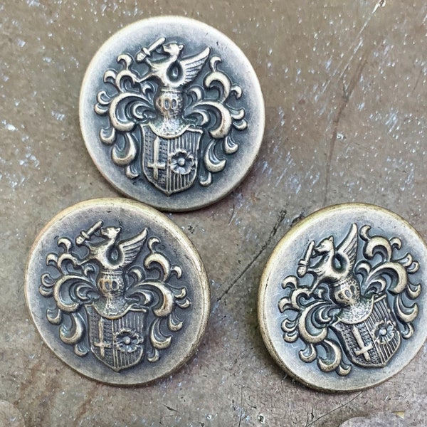 Coat of Arms Buttons - Etsy