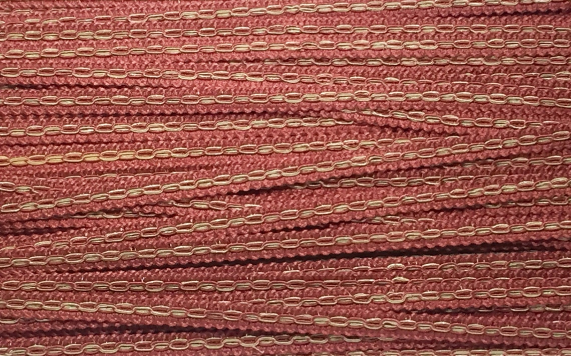 Vintage Pink French Gimp Pink and Cream Scrolled French Gimp - Etsy